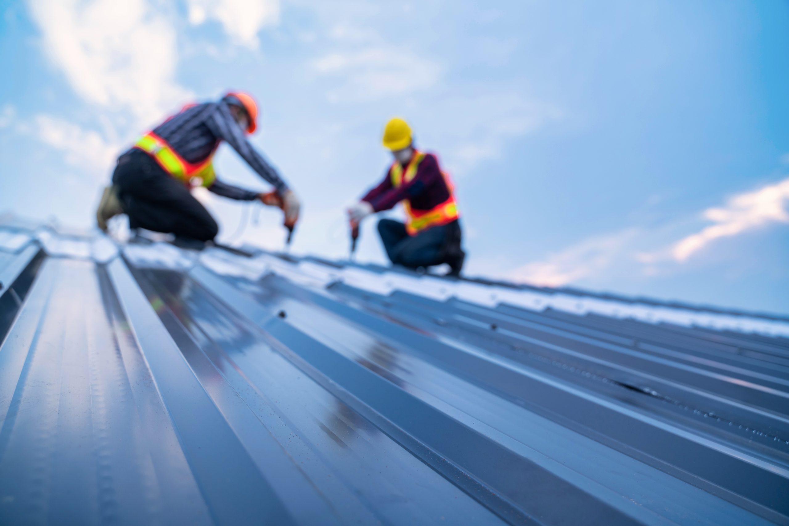 Hail Damage on Metal Roofs